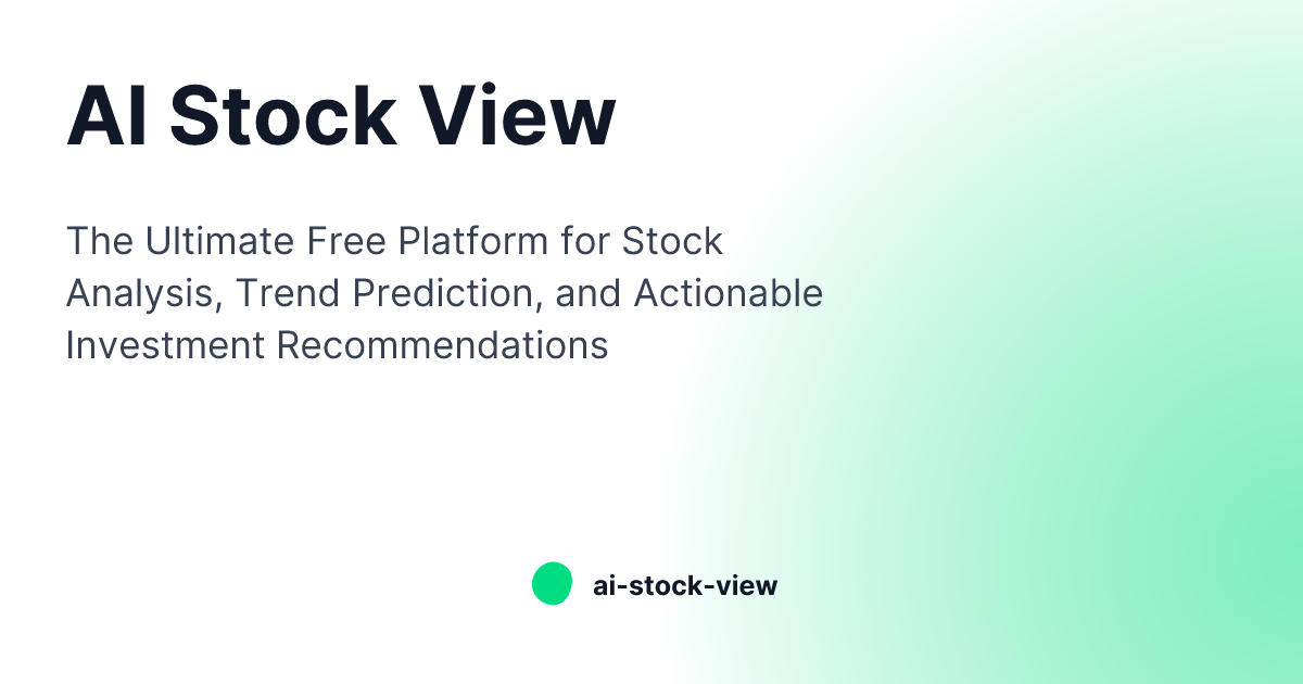 Stock Market AI Analysis and Trend Prediction | AI Stock View